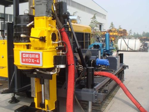 Pivoting Style , Manual Actuated Full Hydraulic Core Drilling Rig With ...