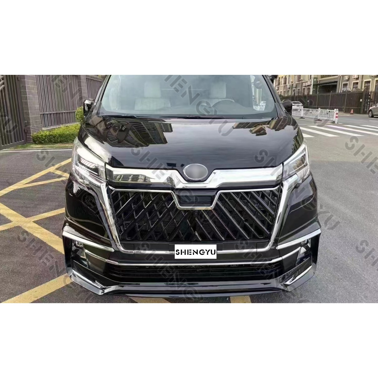 Wald Model Wide Body Kit For Toyota Hiace 2019+ - Front And Rear ...