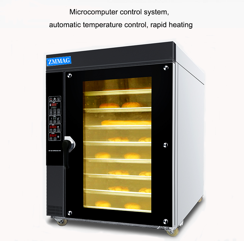 8 Tray Digital Convection Gas Oven For Biscuits, Cookies, And Nuts ...