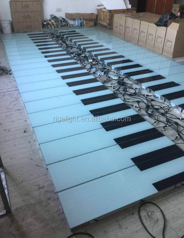 Outdoor Interactive Led Dance Floor Piano, High Quality Outdoor ...