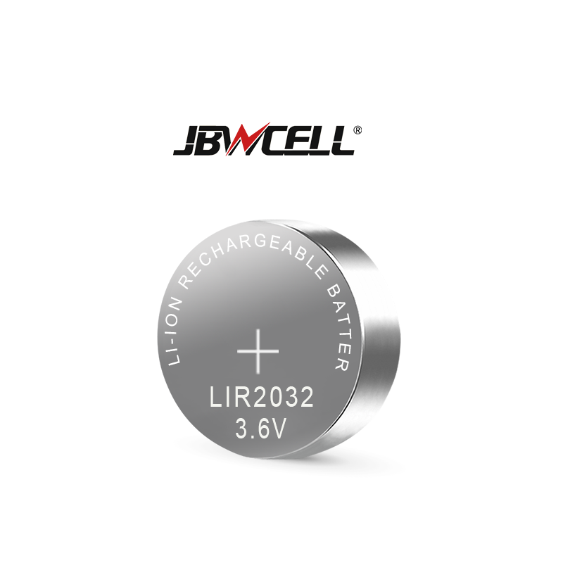 Rechargeable Lir2032 3.6v Lithium Ion Coin Cell Battery, High Quality ...