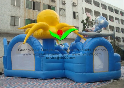 Custom Octopus Inflatable Bouncy Castle For Kids And Ommercial ...