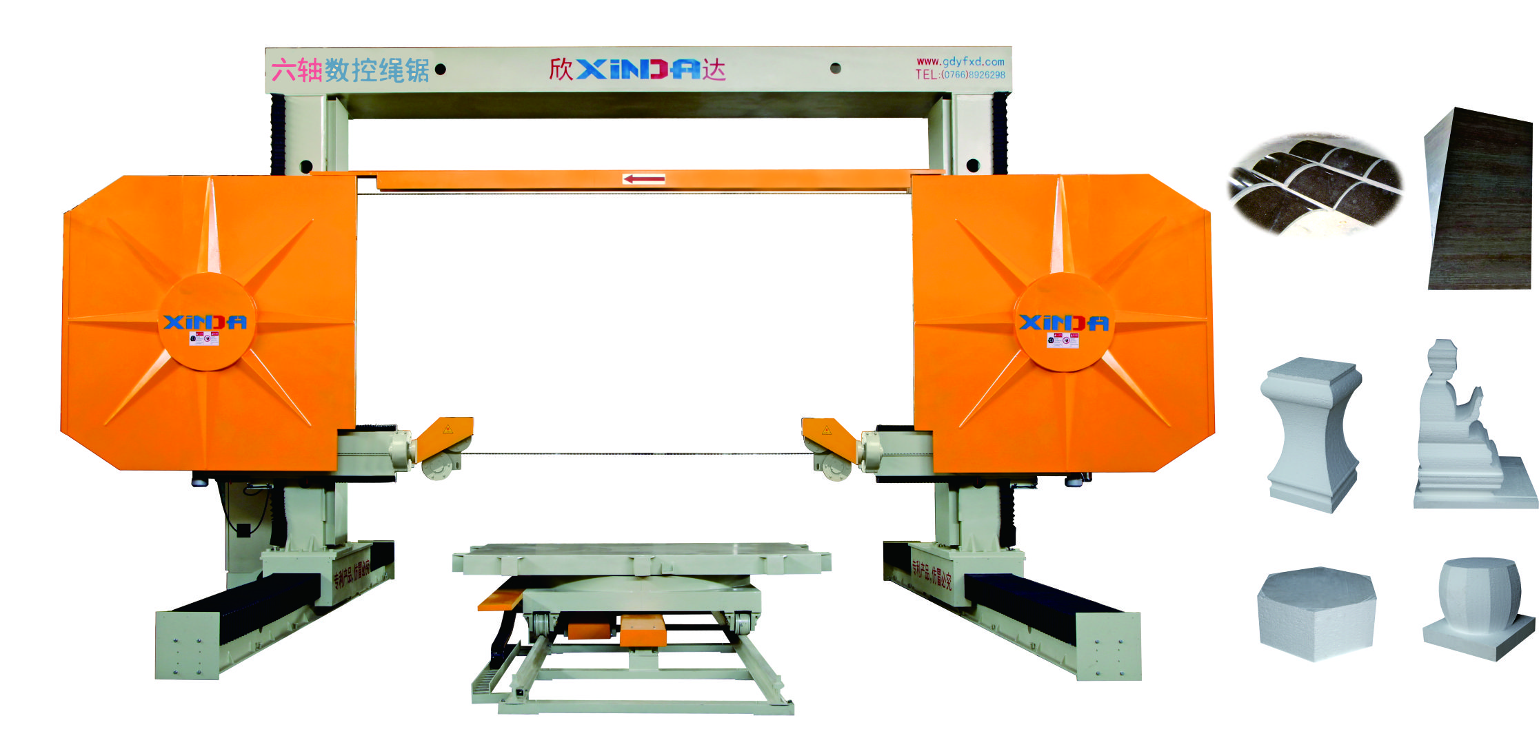 Shxj-lty-1800 Gantry Movable Cnc Single Wire Saw Machine, High Quality ...