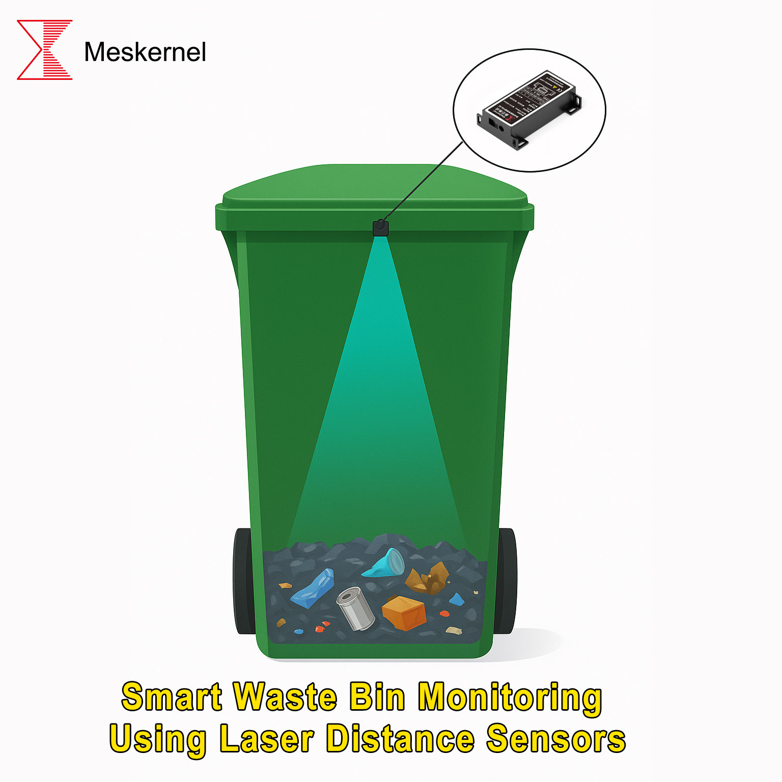 Smarter Waste Bin Monitoring with Laser Technology