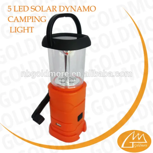 5 Led Solar Dynamo Camping Lanterns Lights ,usb Solar Crank Tent Light, High Quality 5 Led Solar ...