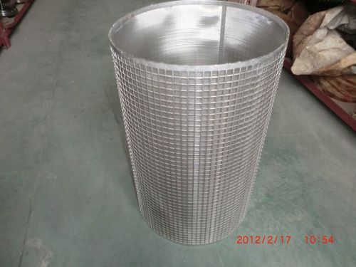 Expanded / Perforated Stainless Steel Wire Mesh Tube / Mesh Cloth For ...