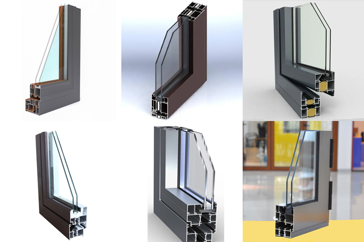Double Glazed Glass Aluminum Casement Windows Samples, High Quality ...