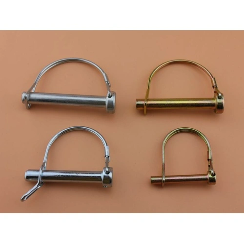 Zinc yellow Square Wire lock pin for tractor China Manufacturer