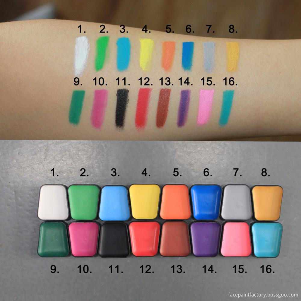 Hypoallergenic Water Based Face Paint Set With Stencil, High Quality ...