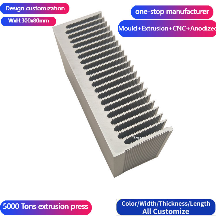 Extrusion Aluminum Custom Heatsink Profile, High Quality Extrusion ...