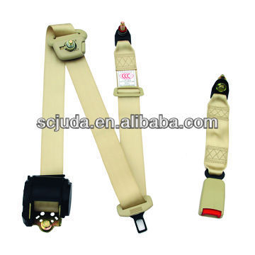 Beige Universal 3-point Retractor Lap And Shoulder Seat Belts, High ...
