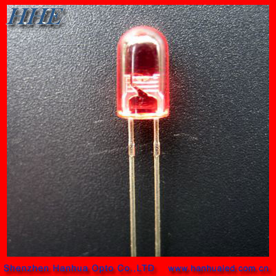 3mm Red Round Without Flange Led Diode (ce&rohs), High Quality 3mm Red ...