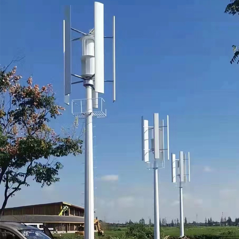 10 Kw H-type Wind Turbine, Grid-connected Power Generation System, High ...