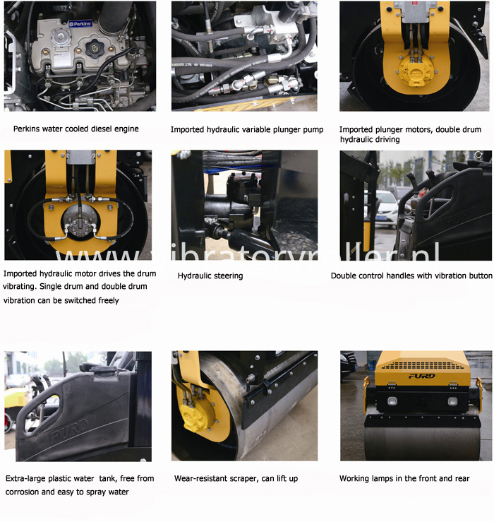 3 Ton Combination Road Roller Compactor