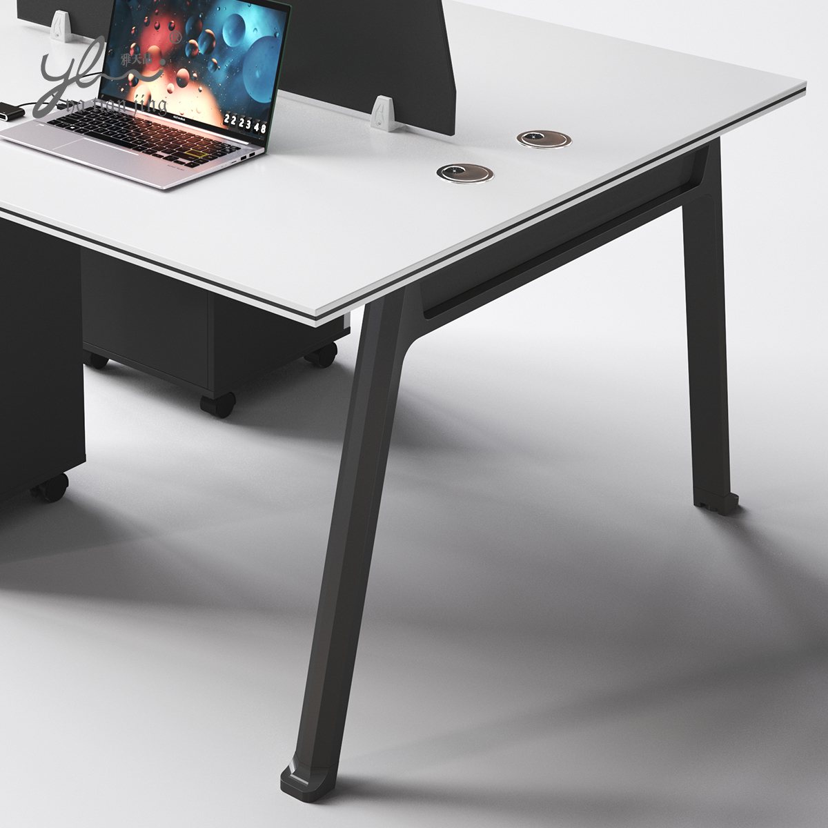 Modern Cubicle Workstation Small Office Desk For Computers, High ...