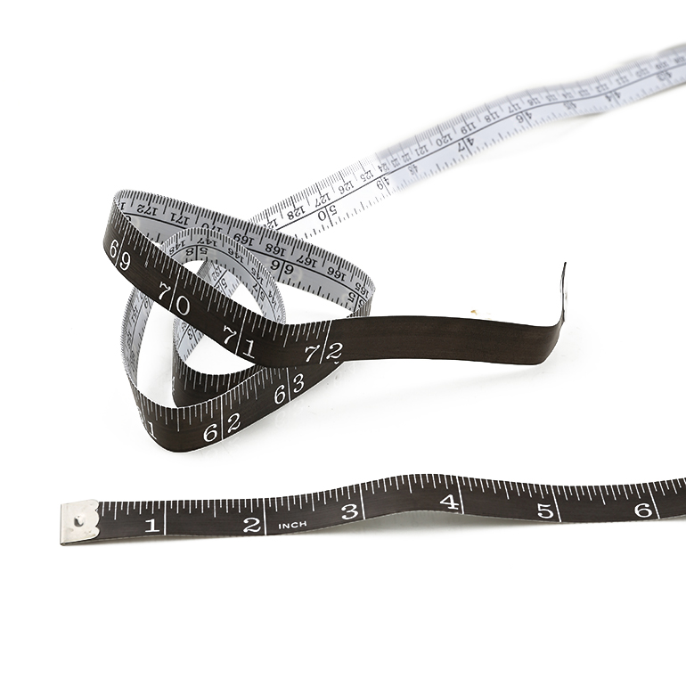 Black And White 60 Inch Tailoring Measuring Tape, High Quality Black ...