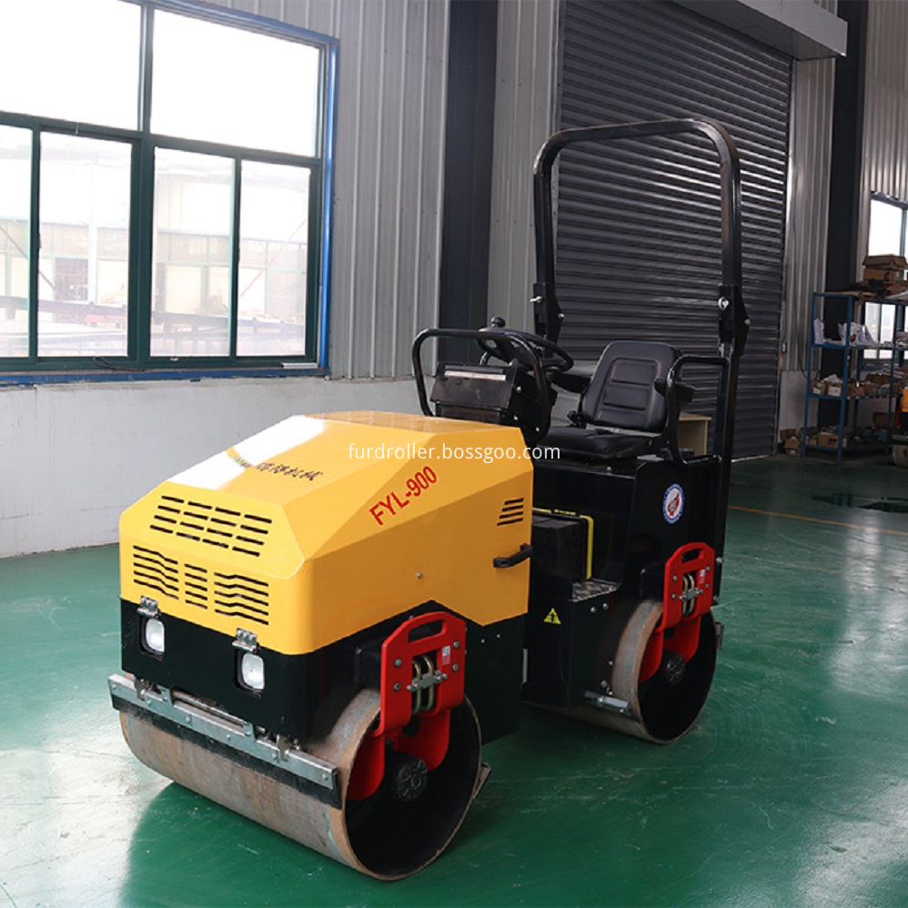 2 Ton Articulated Tandem Roller With Perkins Engine, High Quality 2 Ton ...