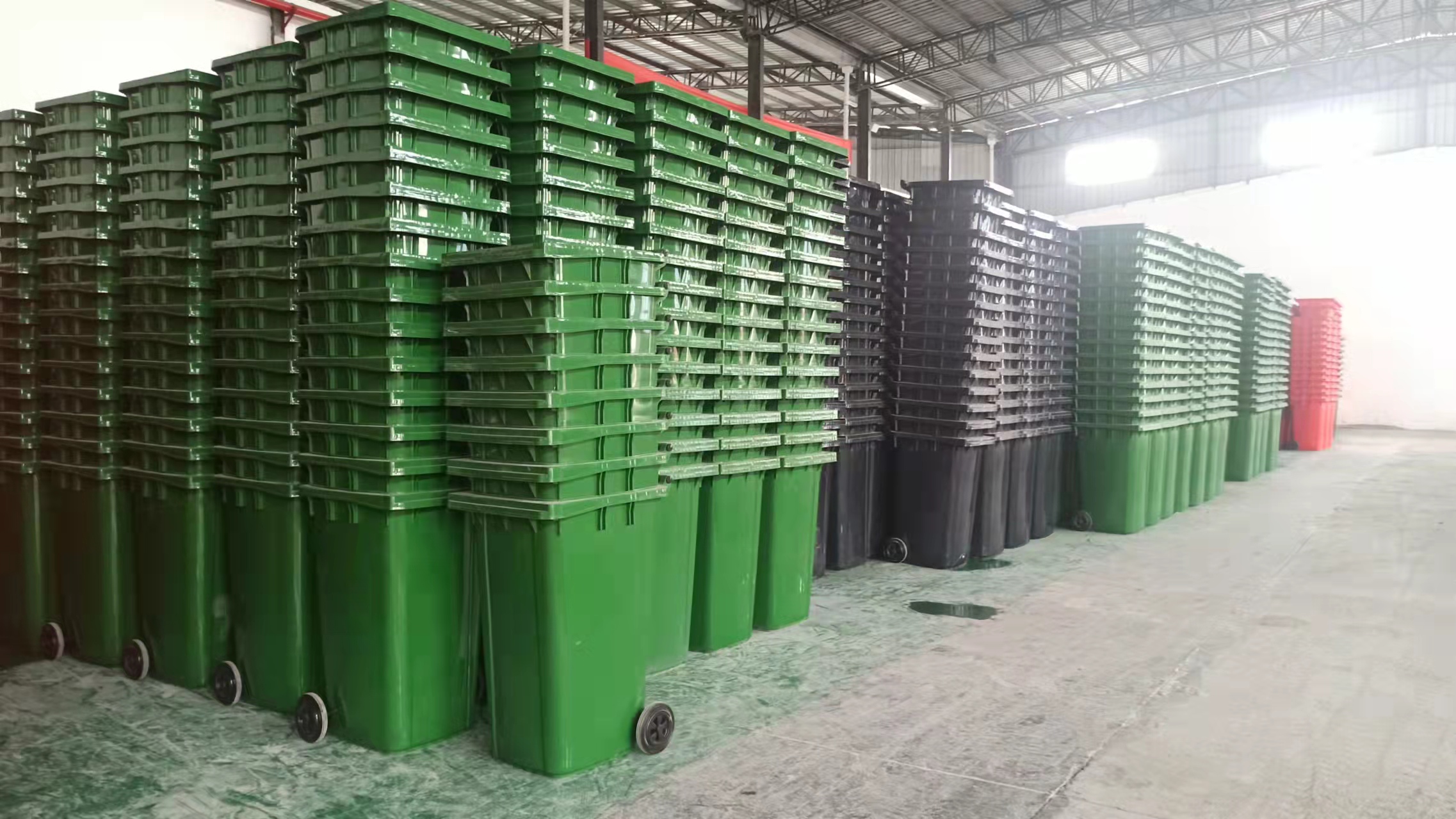 360 Liter Hdpe Plastic Wheelie Bin: Affordable Rectangular Waste ...