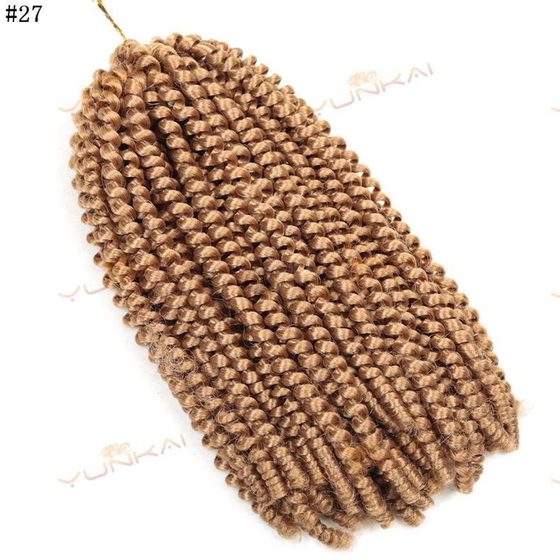 12 Inch Spring Twist Afro Synthetic Crochet Braid Hair Extension ...