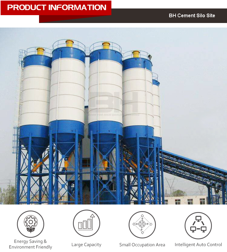 100 Ton Cement Silo Storage Tank Price For Concrete Mixing And Dry Mix ...