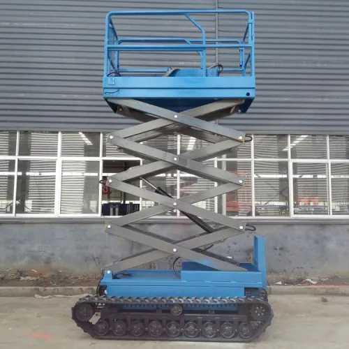 Outdoor Crawler Electric Track Self-propelled Scissor Lift, High ...