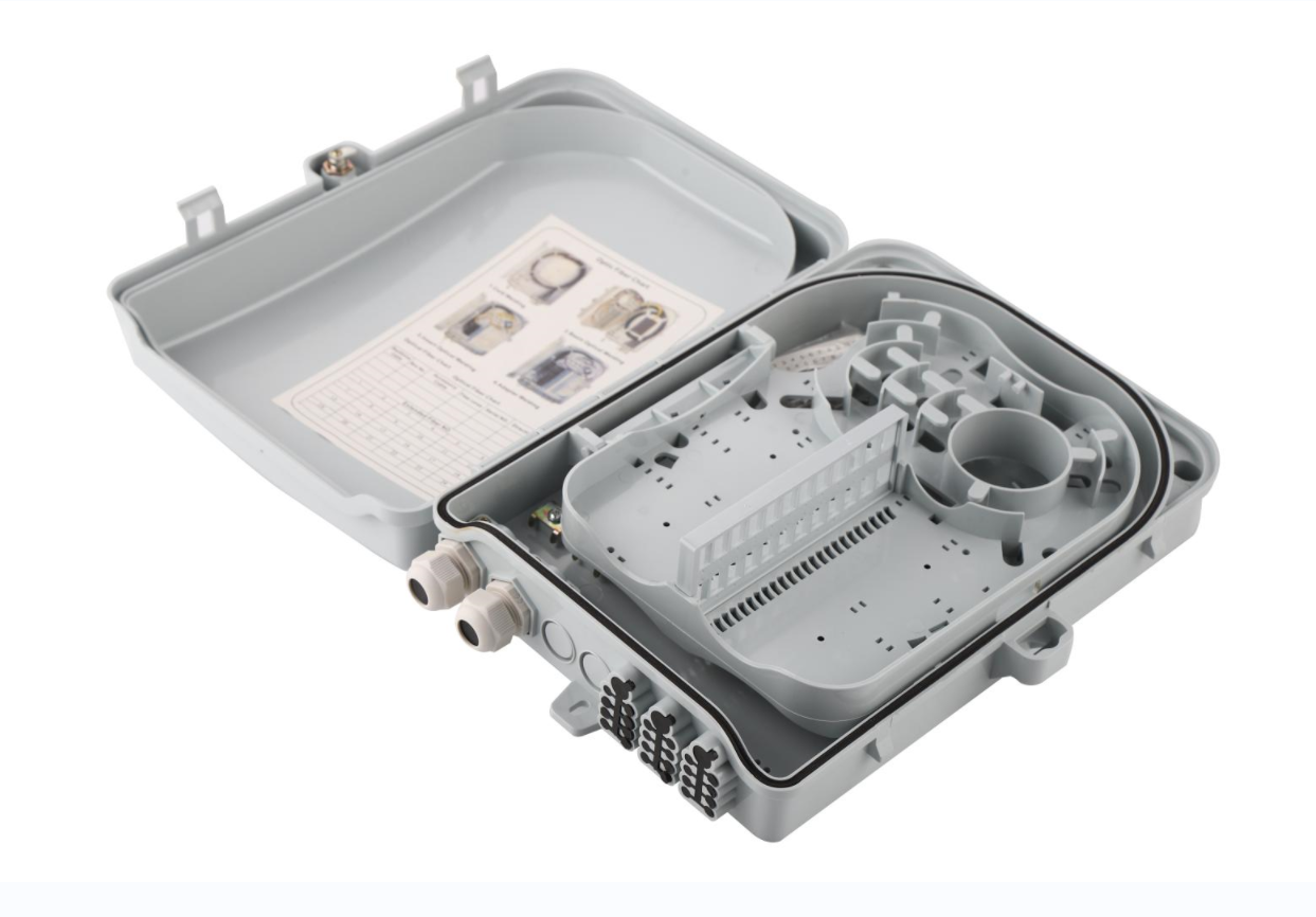 1u Fiber Rackmount Enclosure With 16/24 Cores Patch Panel For Optical ...