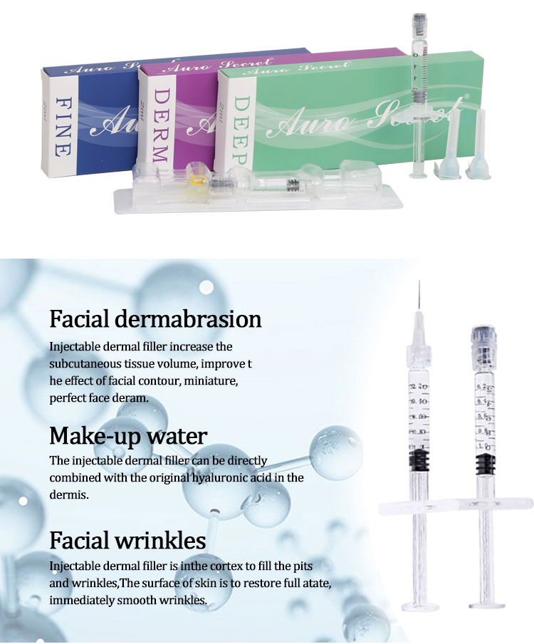 Hyaluronc Acid Injection Anti Wrinkle Face Filler Injection คุณภาพสูง ...