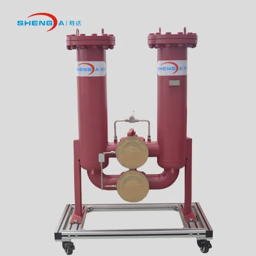 Welding Type Duplex Inline Oil Filter Housing Assembly, High Quality ...