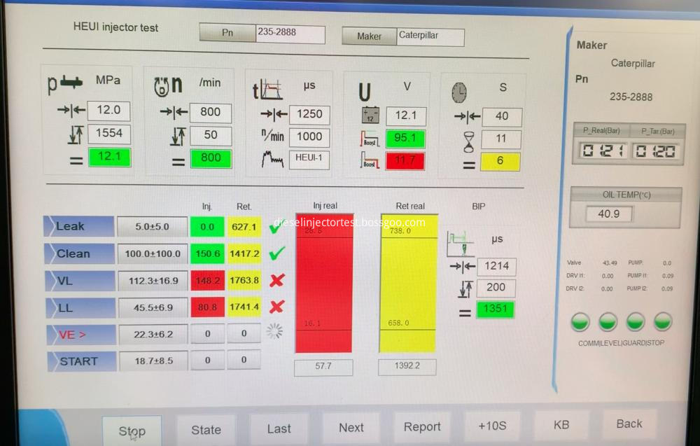 Caterpillar Heui 인젝터 테스터, Bossgoo.com의 고품질 Caterpillar Heui 인젝터 테스터