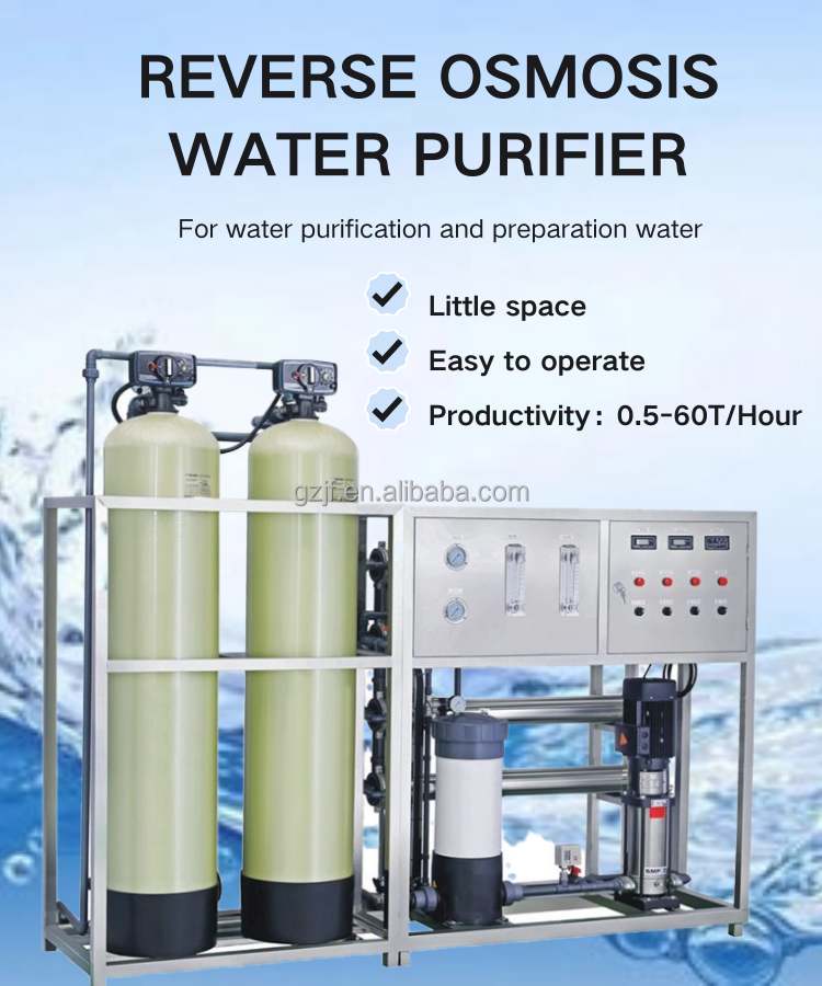 500 Lph Commercial Reverse Osmosis Deionized Water Treatment Plant ...