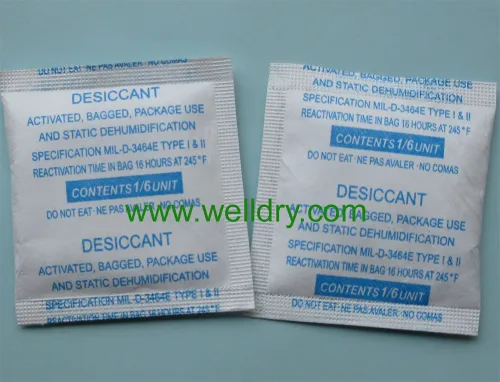 1/6 Unit Clay Desiccant (mil-d3464e), High Quality 1/6 Unit Clay ...