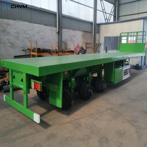 Mengangkut Trailer Barang Berat Chassis Lowbed Semi-trailer, kualitas ...