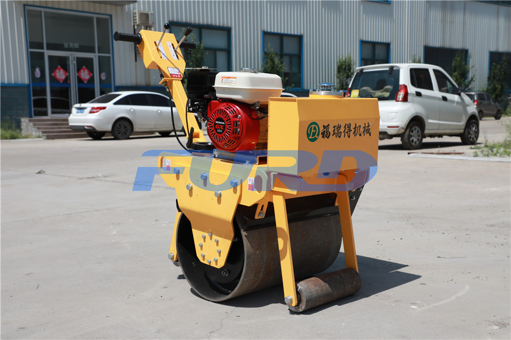 Walk Behind Single Drum Vibratory Roller, High Quality Walk Behind ...