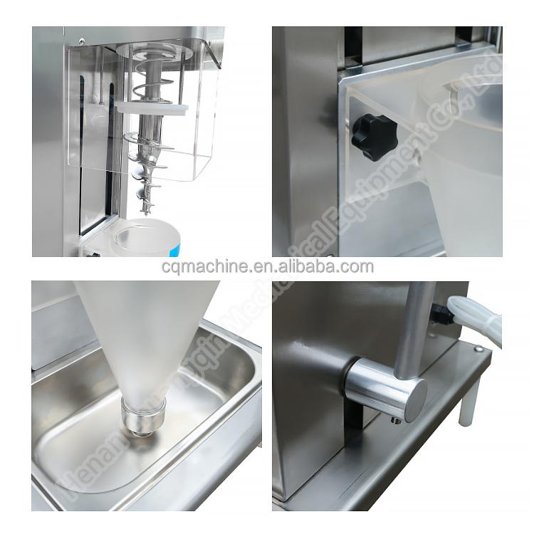 Real Fruit Gelato Ice Cream Blender: Blizzard Ice Cream Making Machine ...