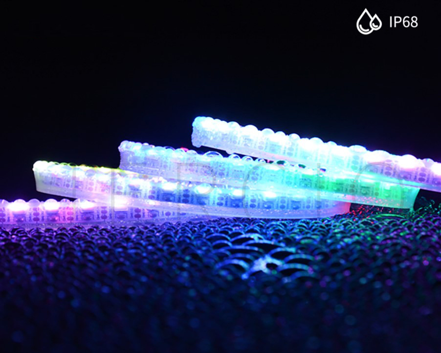 5m Sk6812 Warm White Addressable Rgb Led Strip - 5v/12v Copper/pcb ...