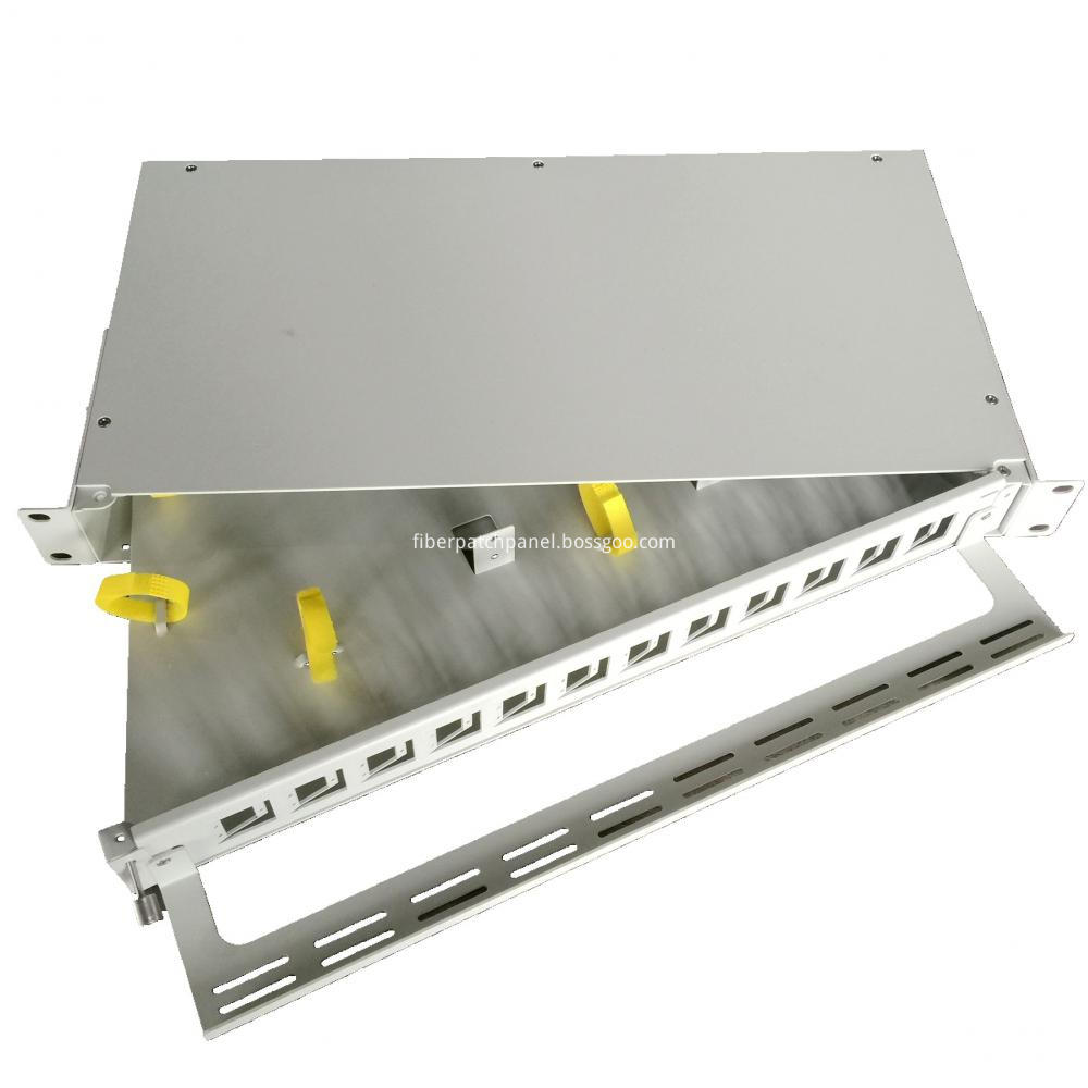 19 Inch Rack Mount Fiber Optic Patch Panel, High Quality 19 Inch Rack ...