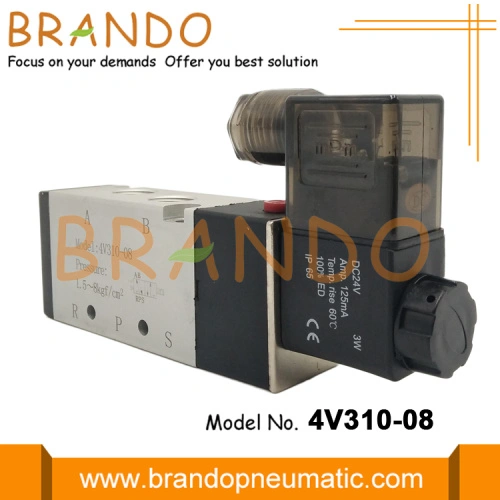 AirTAC Type 1/4'' 4V310-08 Single Solenoid Valve China Manufacturers ...