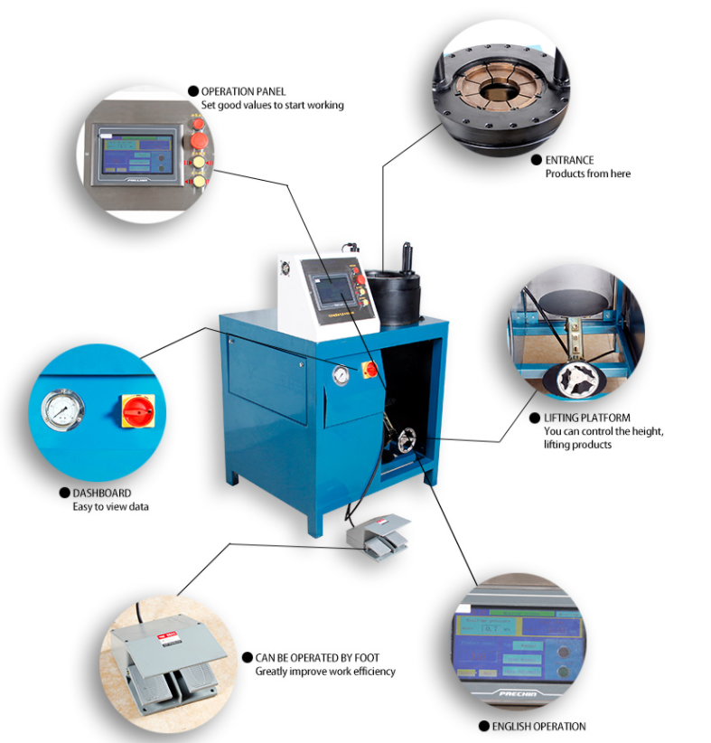 Hydraulic Crimping Machine For Air Spring Hose And Air Suspension, High ...