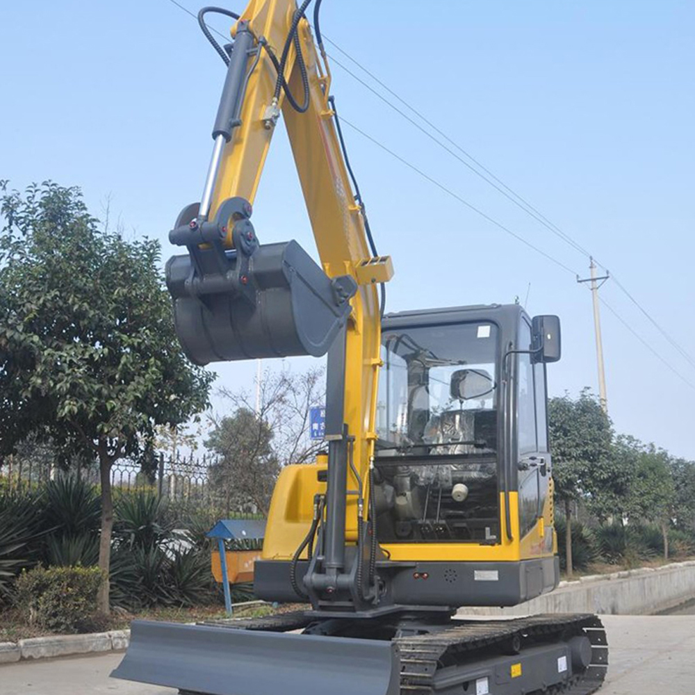 Mini 4.5 Ton Hydraulic Bucket Track Excavator, High Quality Mini 4.5 ...