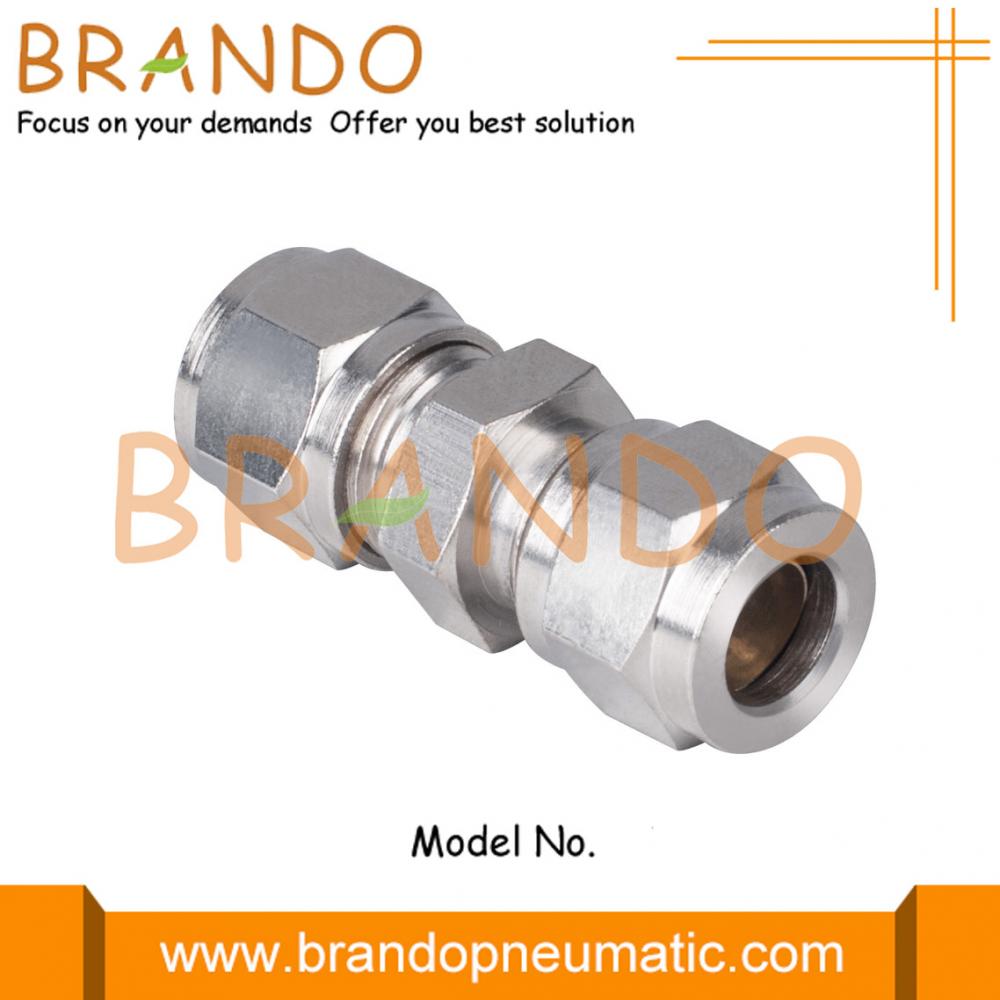 Union Straight Pneumatic Compression Ferrule Tube Fittings China ...