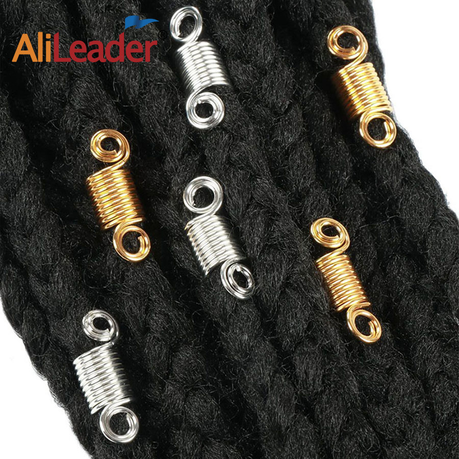 Alileader Metal Wire Spiral Tubes Dreadlock Hair Cuff For Hair ...