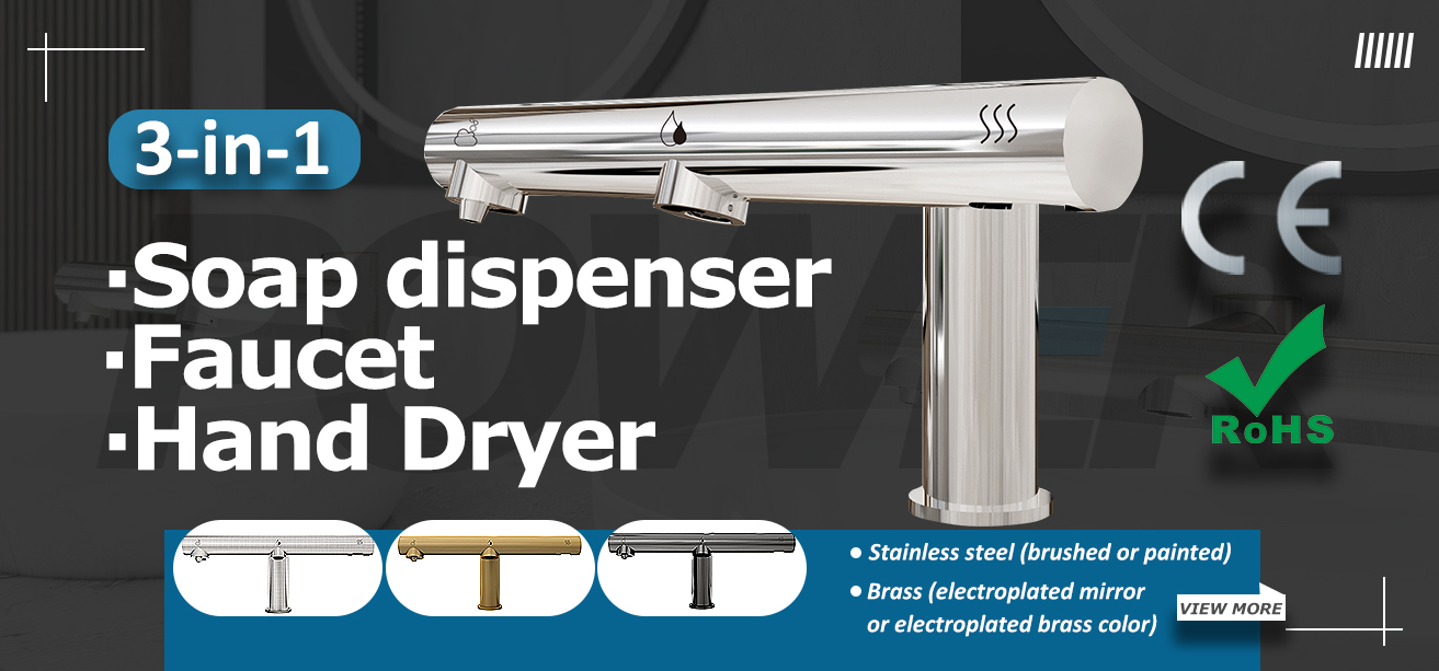 Touchless Soap Dispenser And Hand Dryer Design For Modern Bathroom ...
