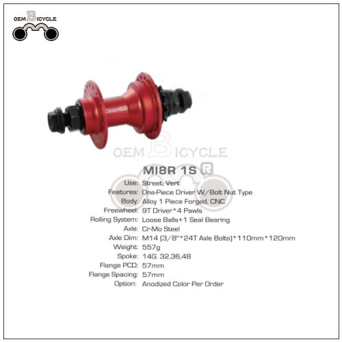 Red Internal Gear Racing Carbon Bicycle Hubs, High Quality Red Internal ...