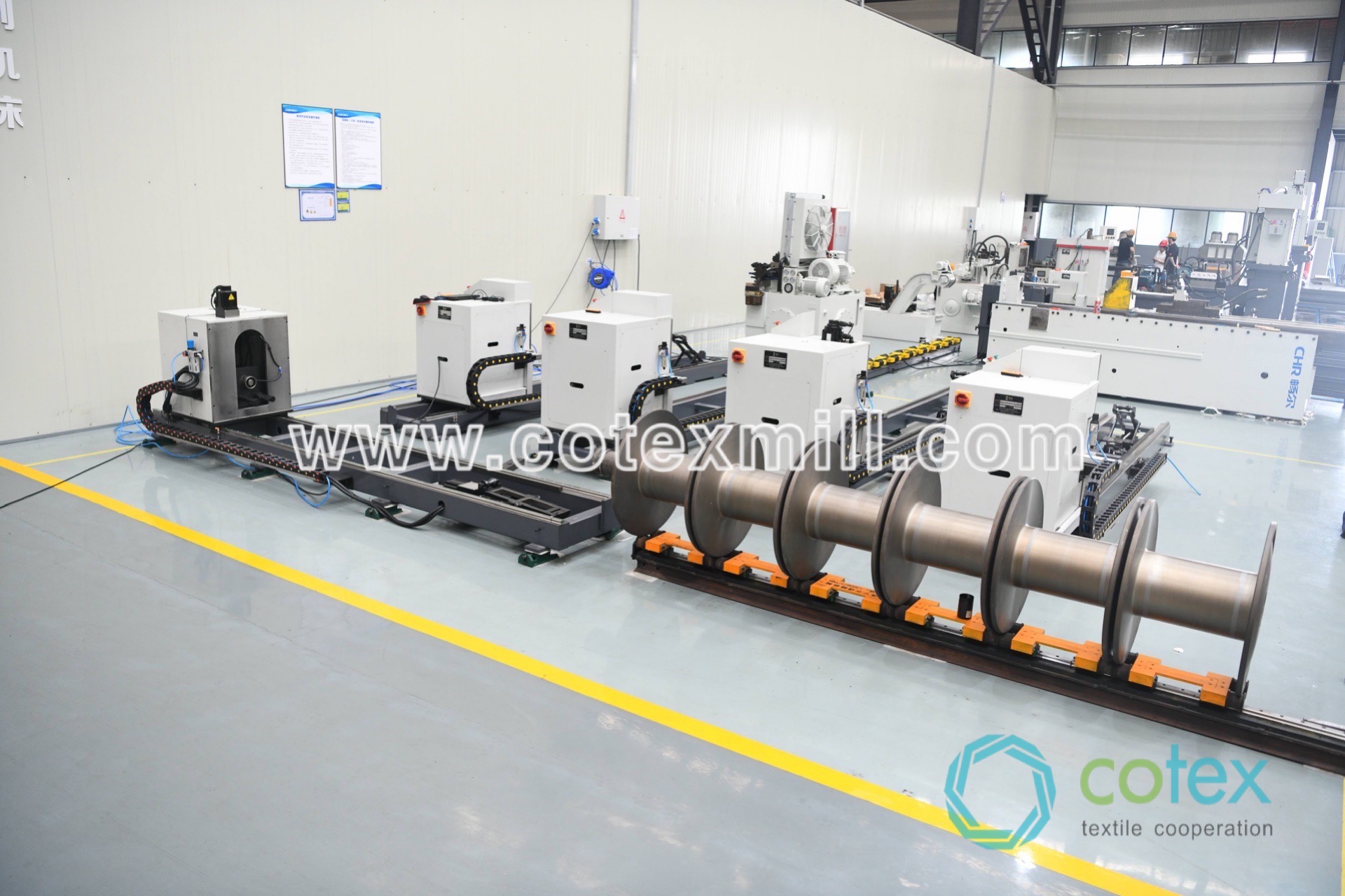 Automatic Beam Shaft Threading Machine