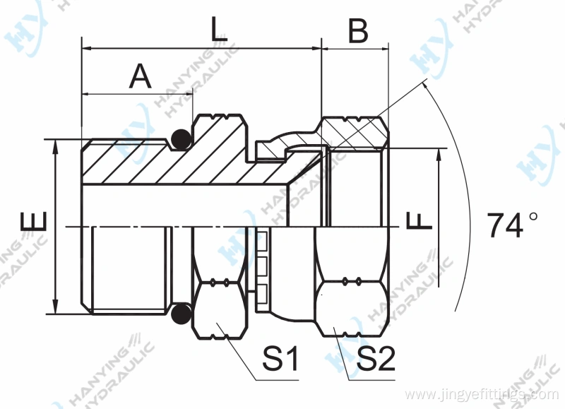 SAE O-Ring Boss/JIC Female 74 Seat China Manufacturers Suppliers ...