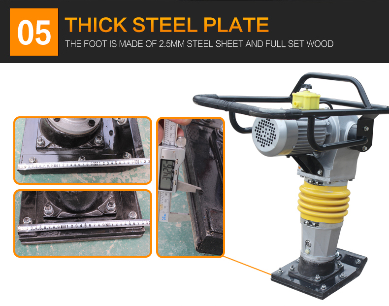 Highly Efficient Electric Tamping Rammer With Motor, High Quality ...