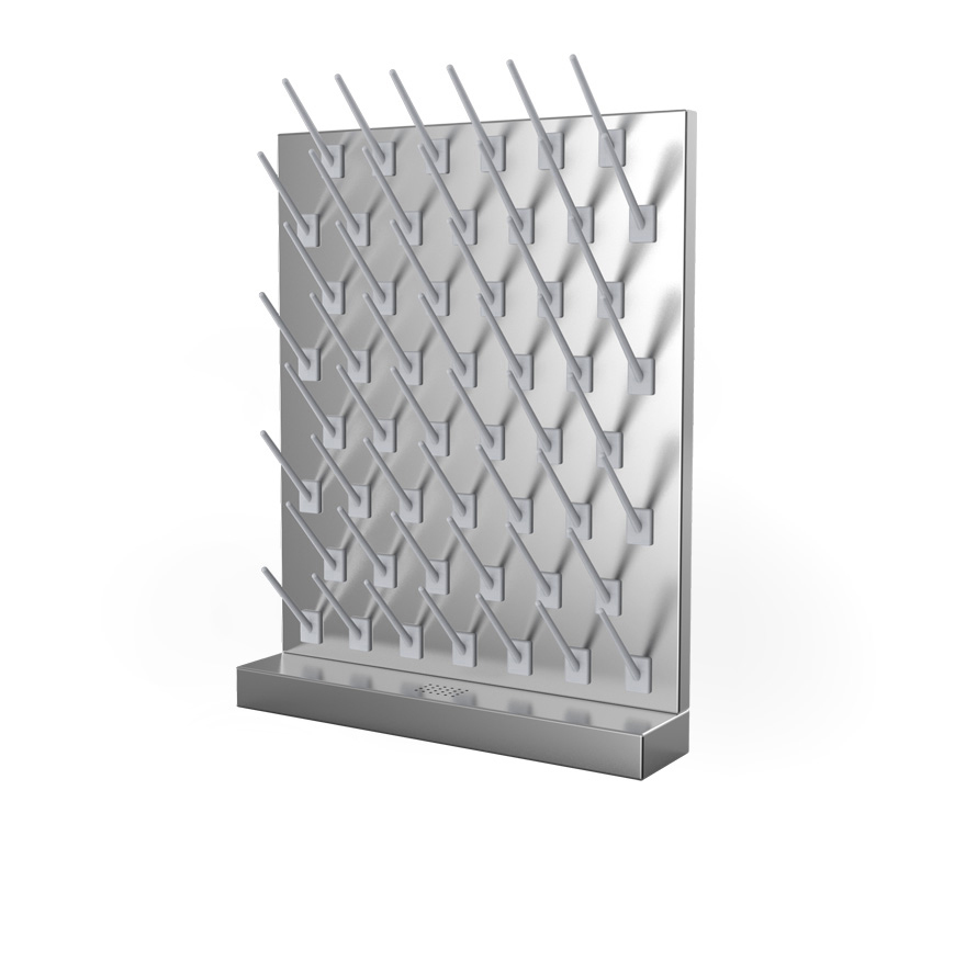Laboratory Drip Rack Black Stainless Steel, High Quality Laboratory ...