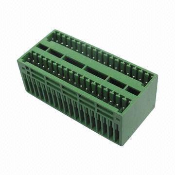 Vertical Double Row Pcb Pluggable Headers, High Quality Vertical Double ...