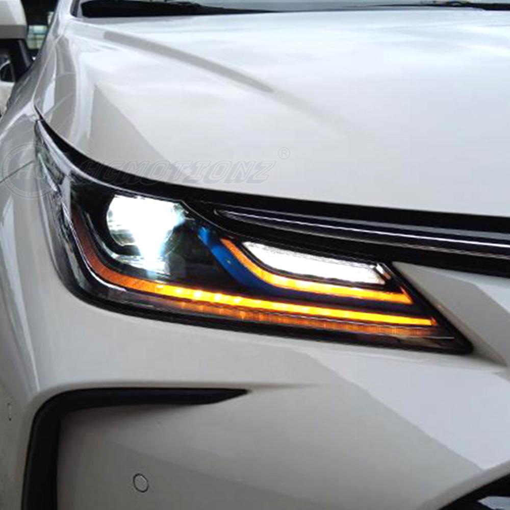 Hcmotionz Led Toyota Corolla 2019-2022 Middel East 버전의 헤드 라이트 Led 헤드 ...