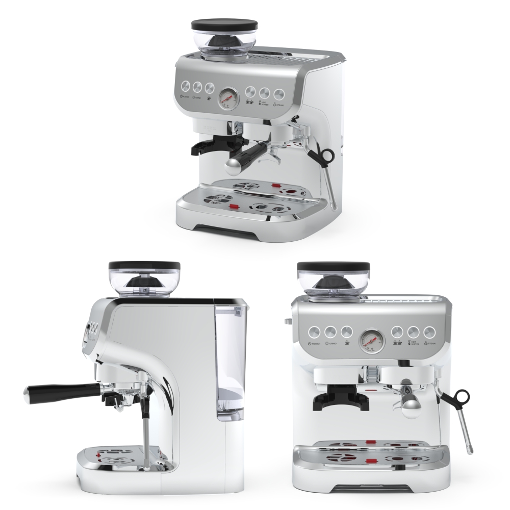 15 Bar To 20 Bar High Pressure Italian Electric Espresso Machine For ...